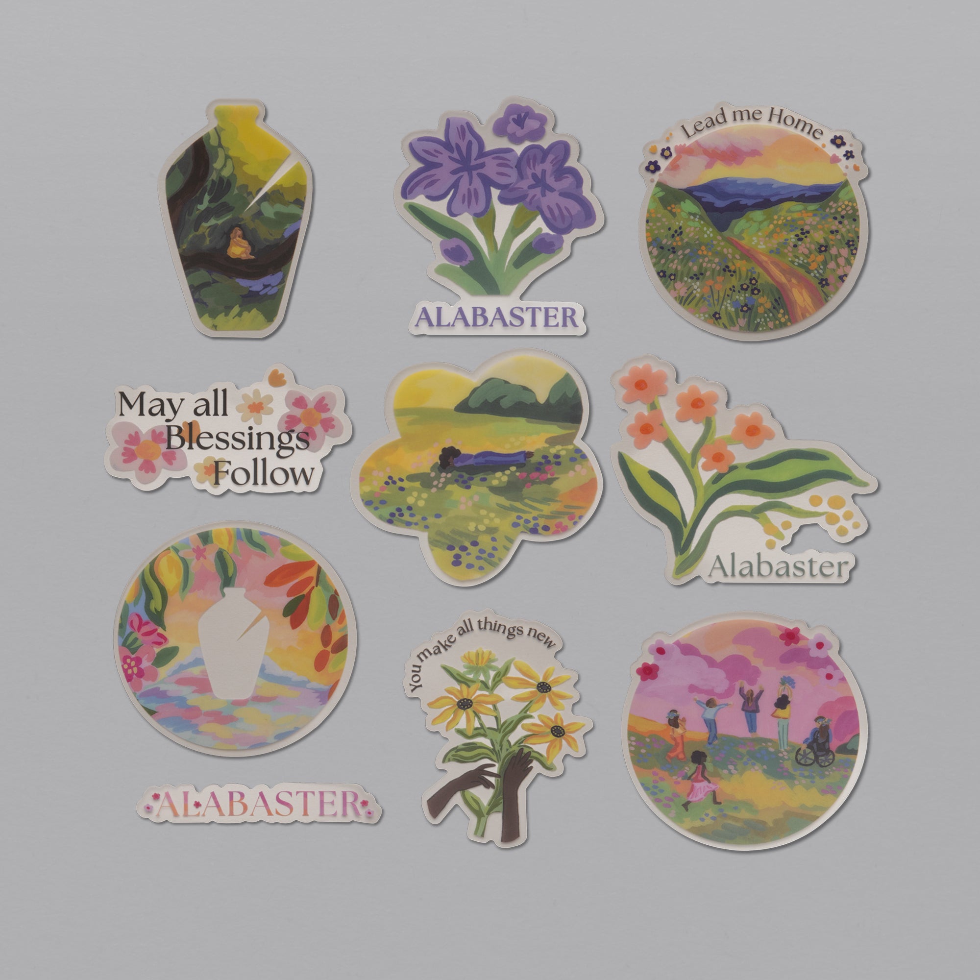 A Beautiful Year Sticker Pack – Alabaster