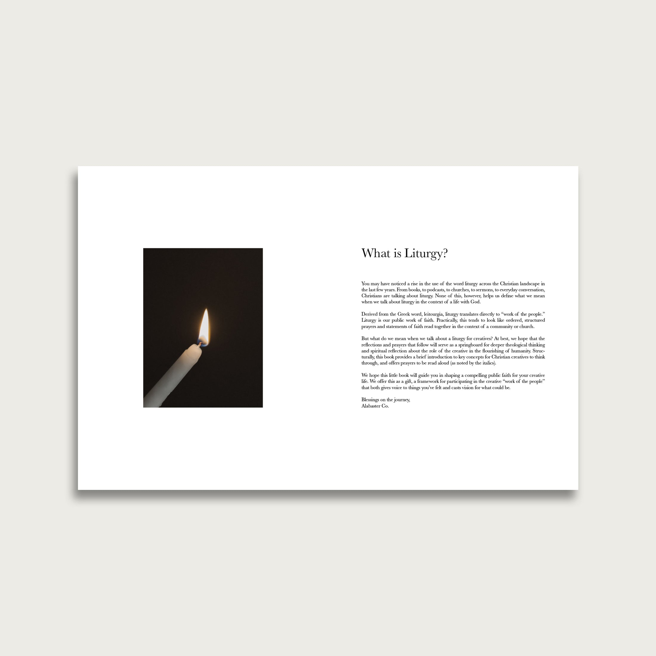 Liturgy for Creatives (E-book) | Alabaster Co