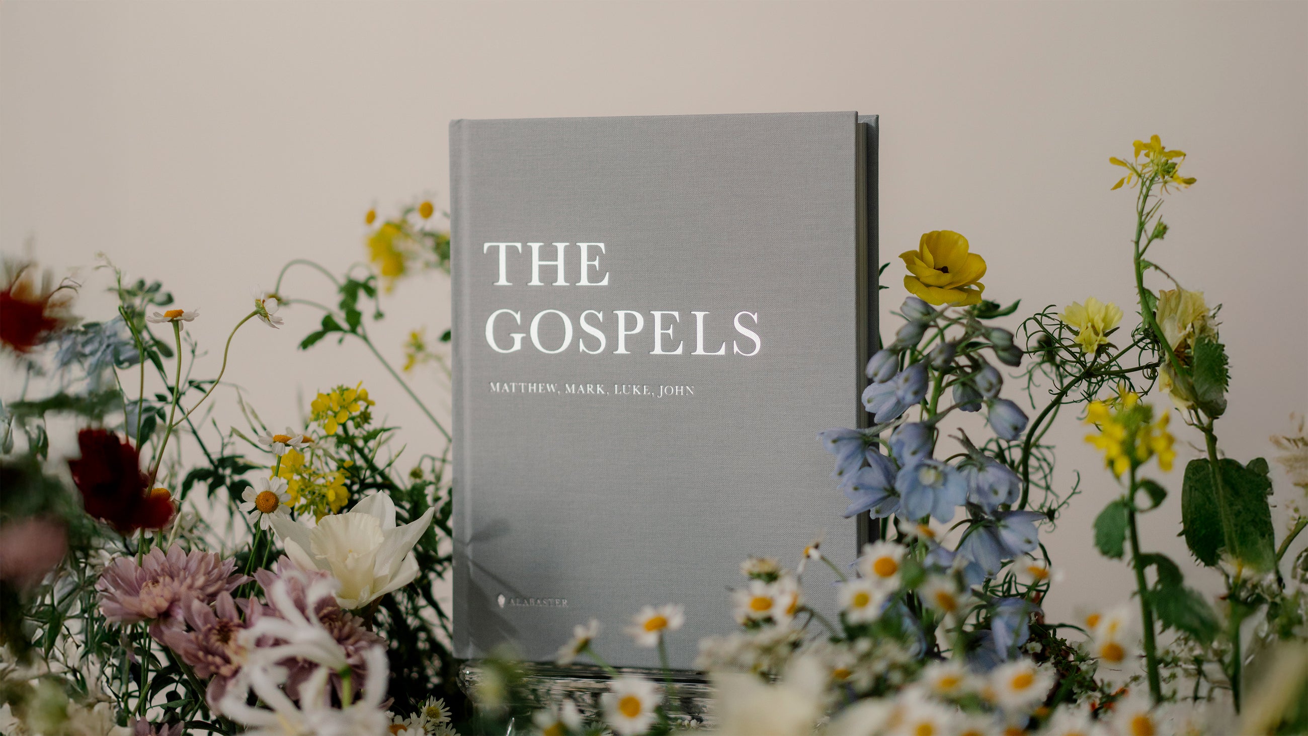 The Four Gospels Hardcover Bible Book | Alabaster Co